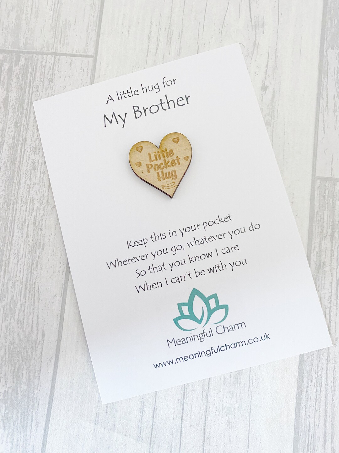 Brother Pocket Hug, Pocket Hug, Brother Gifts, Bro, Brother Hug ...