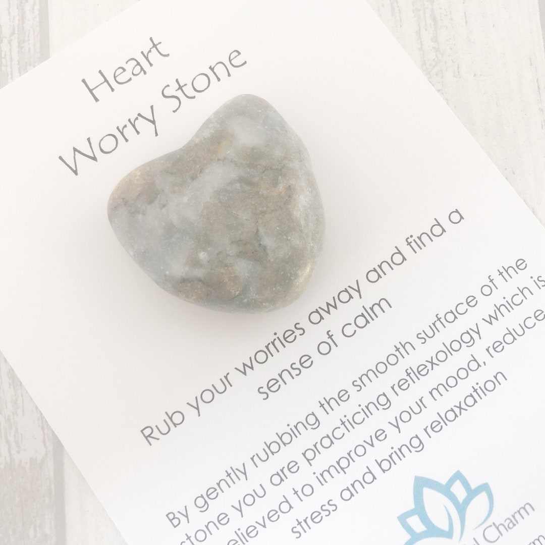 Heart Worry Stone, Palm Stones, Worry Stone, Stress Stone, Friend Gift ...