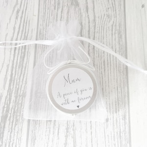 Mum Memorial Keepsake, Funeral Keepsake, Ashes, Lock of Hair, Memorial ...