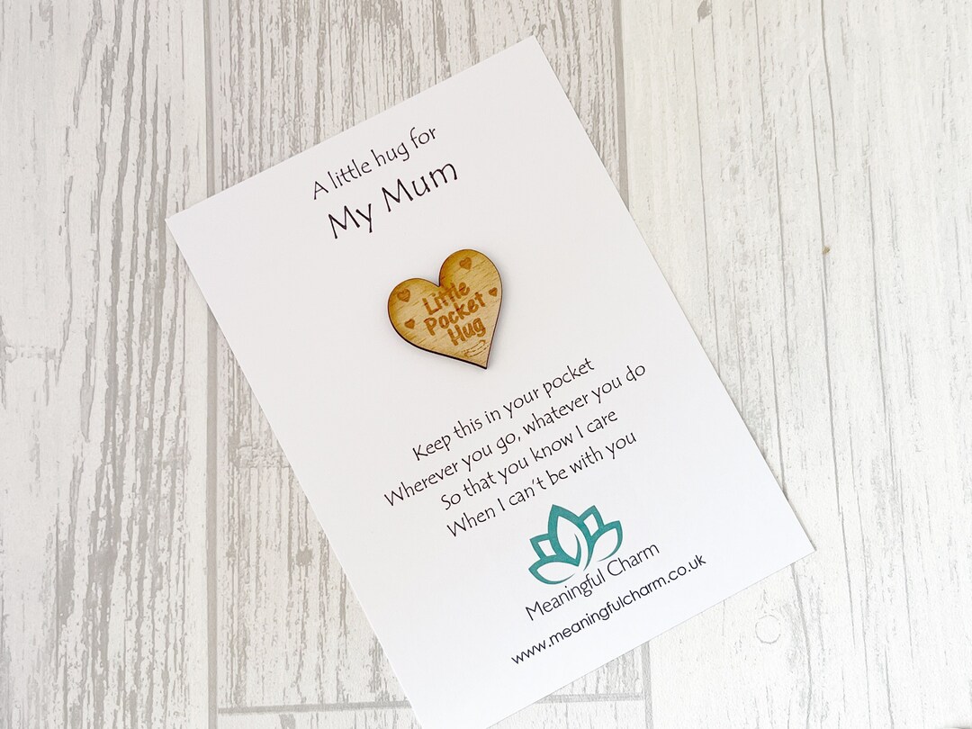 Mum Pocket Hug, Pocket Hug, Mum Gifts, Mother, Mummy Hug, Thinking of ...