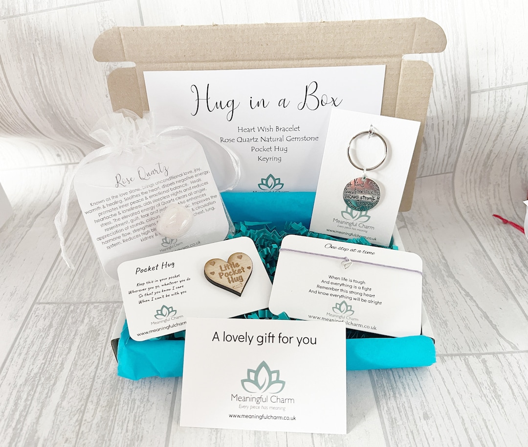 Hug in a Box, Letter Box Hug, Sending Hugs, Friendship Gift, Worry Gift ...