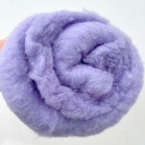 Fluffy Wool Layer Lilac Posing Blanket, Wool Layer, Felt Basket Filler ...