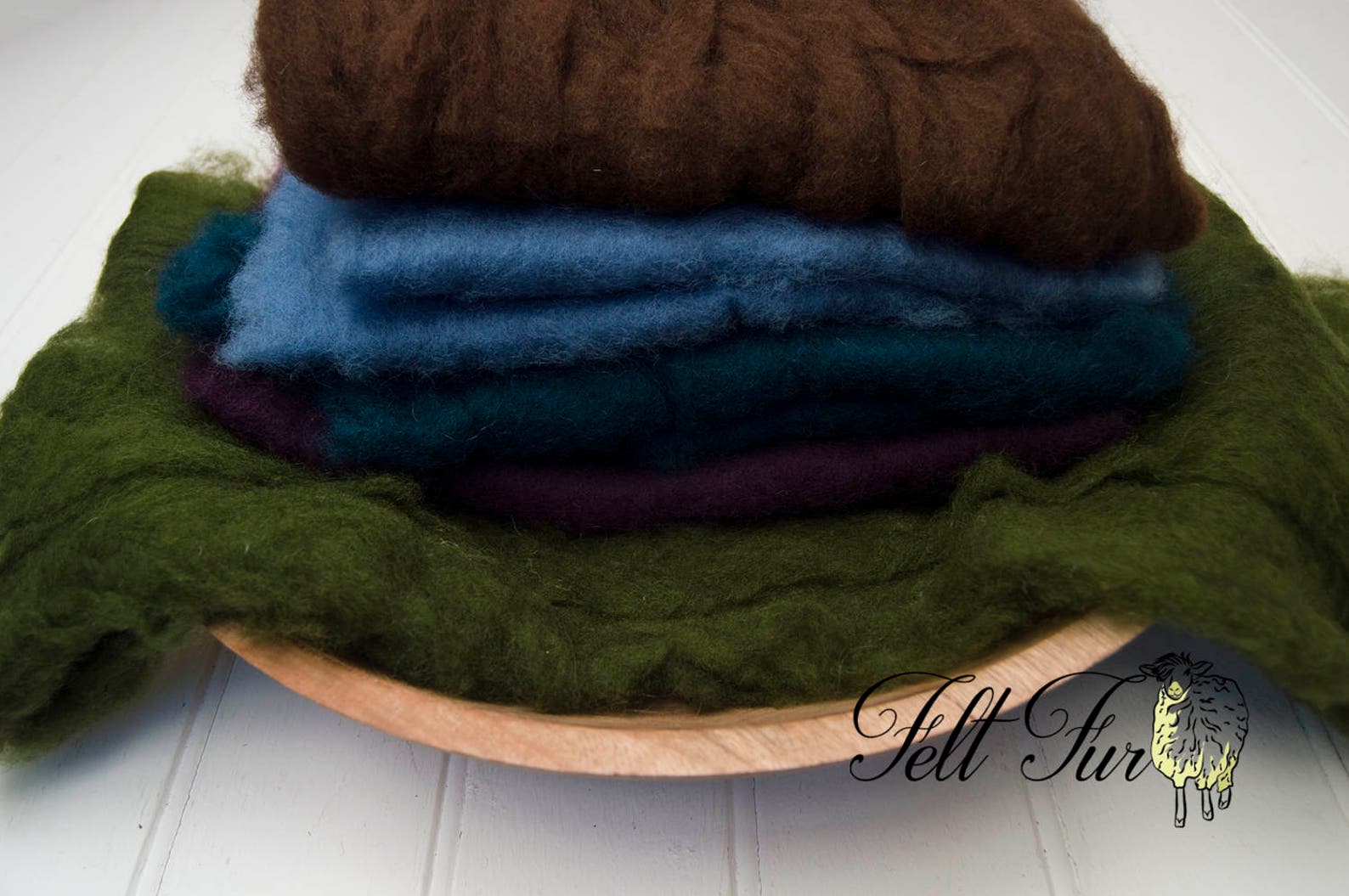 Set C of 5 Mini Wool Fluffy Wool Posing Blanket Wool Layer - Etsy