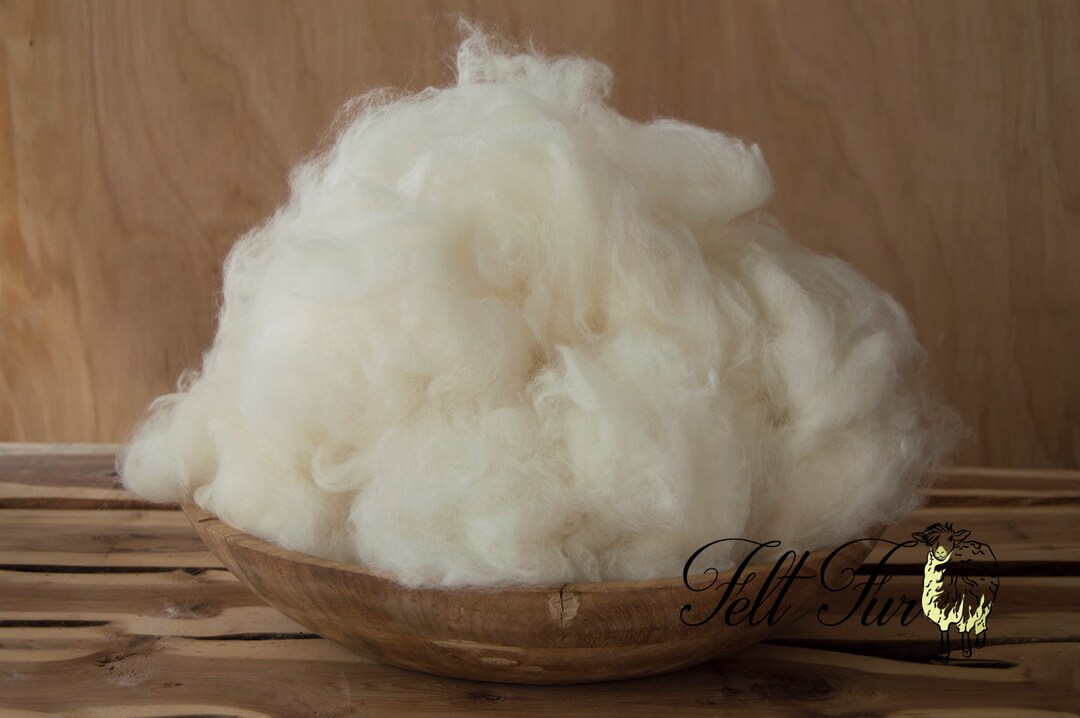 Baby Posing Wool, Cream Fluffy Wool, Wool Photo Prop, Loose Wool ...