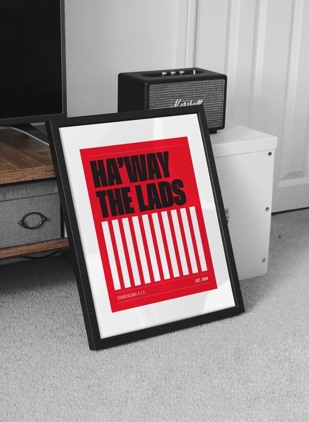 Sunderland Quote Wall Art Print / Digital Download / SAFC Typography ...
