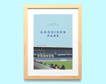 Goodison Park Everton Stadium Art Print Football Home Decor - Etsy