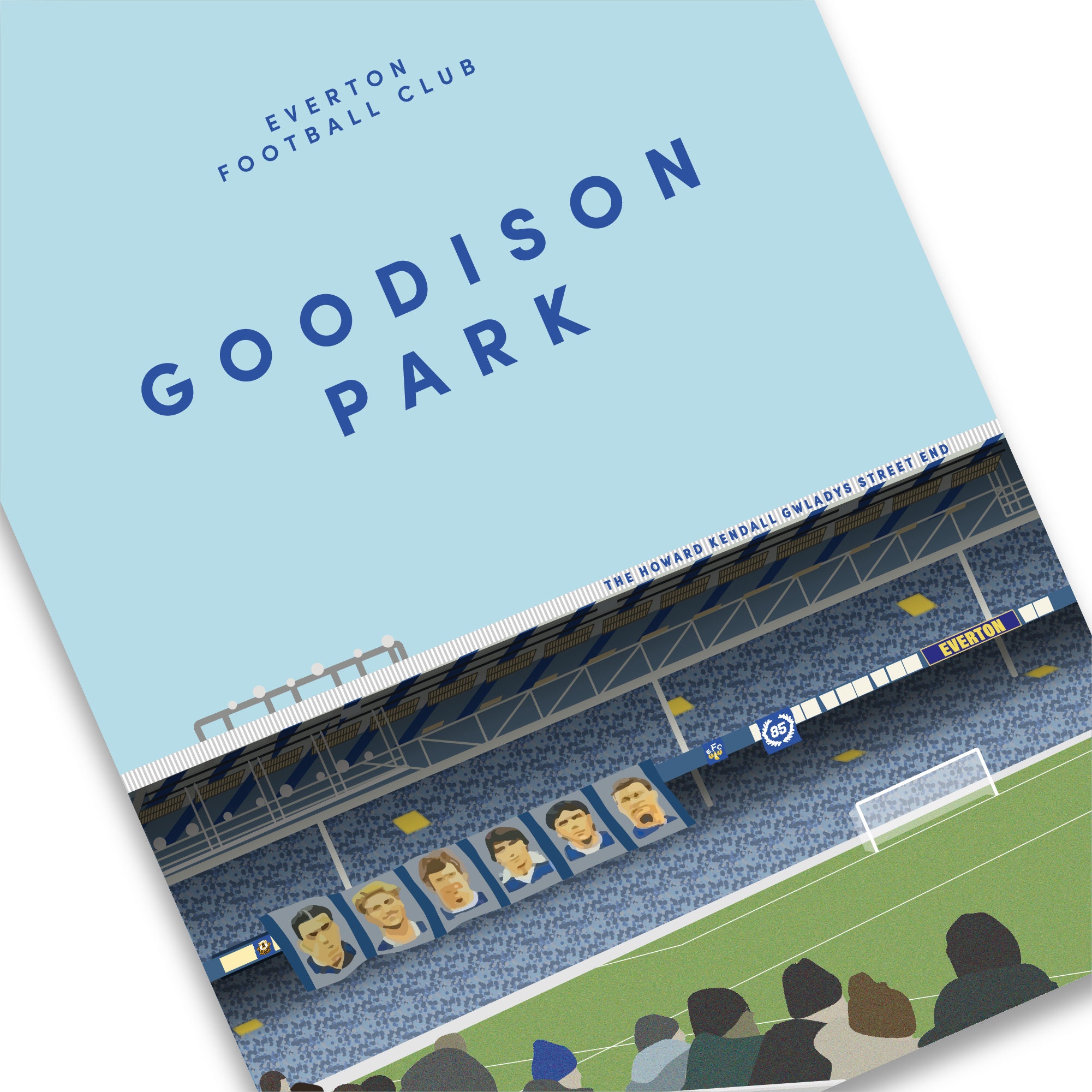 Goodison Park Everton Wall Art Print A5 A4 A3 / Howard | Etsy