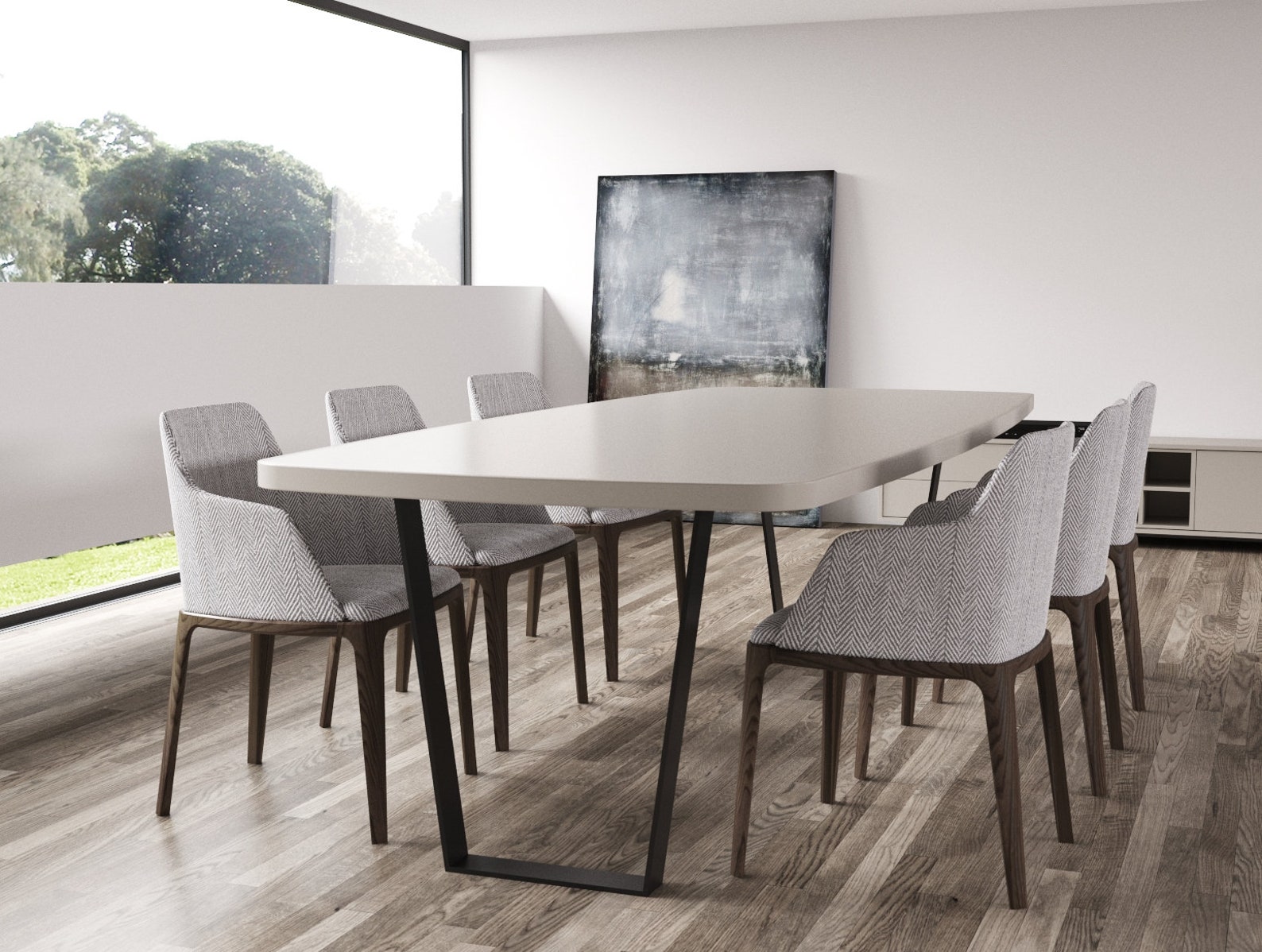 Table Legs Table Frame Table Skids Table Feet Steel Metal Black ...