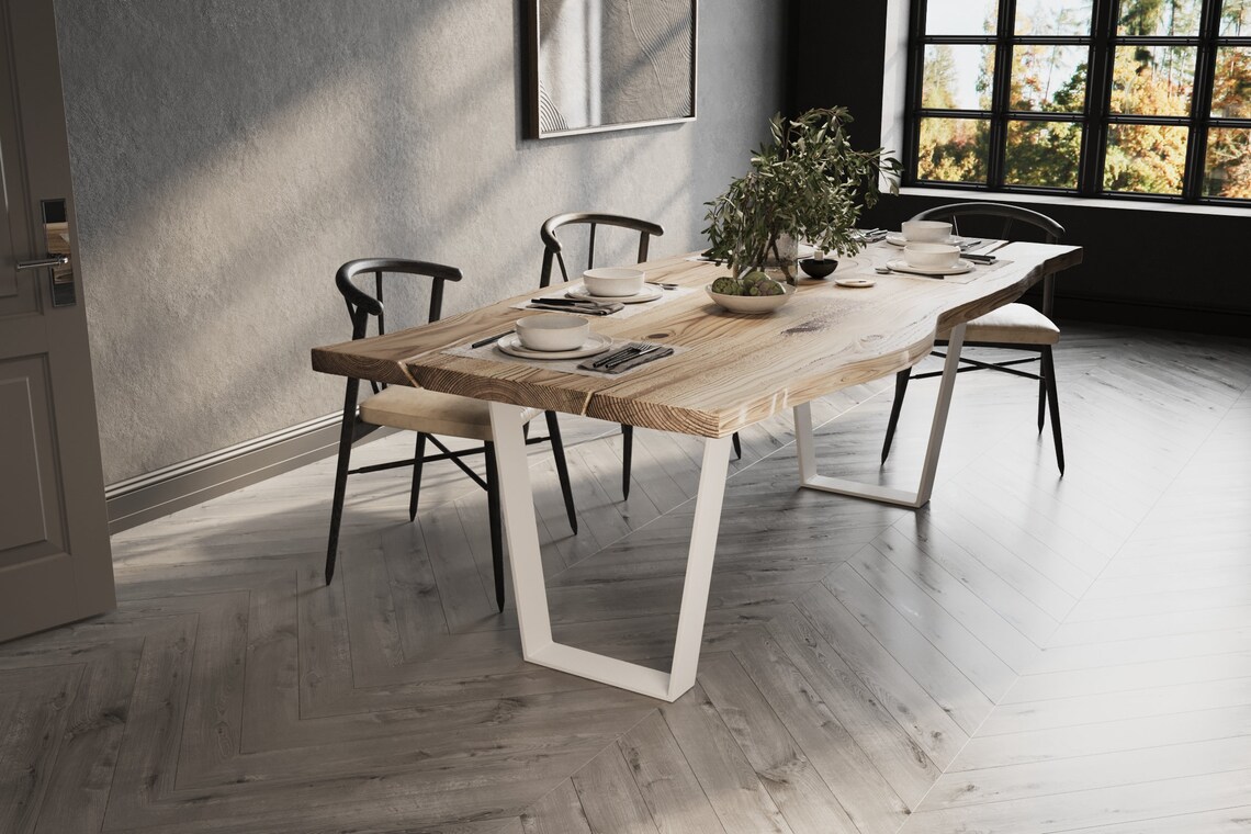 Table Legs Table Frame Table Skids Table Feet Steel Metal White ...