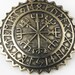 Viking Vegvisir Nautical Compass With Rune Calendar Bronze - Celtic ...