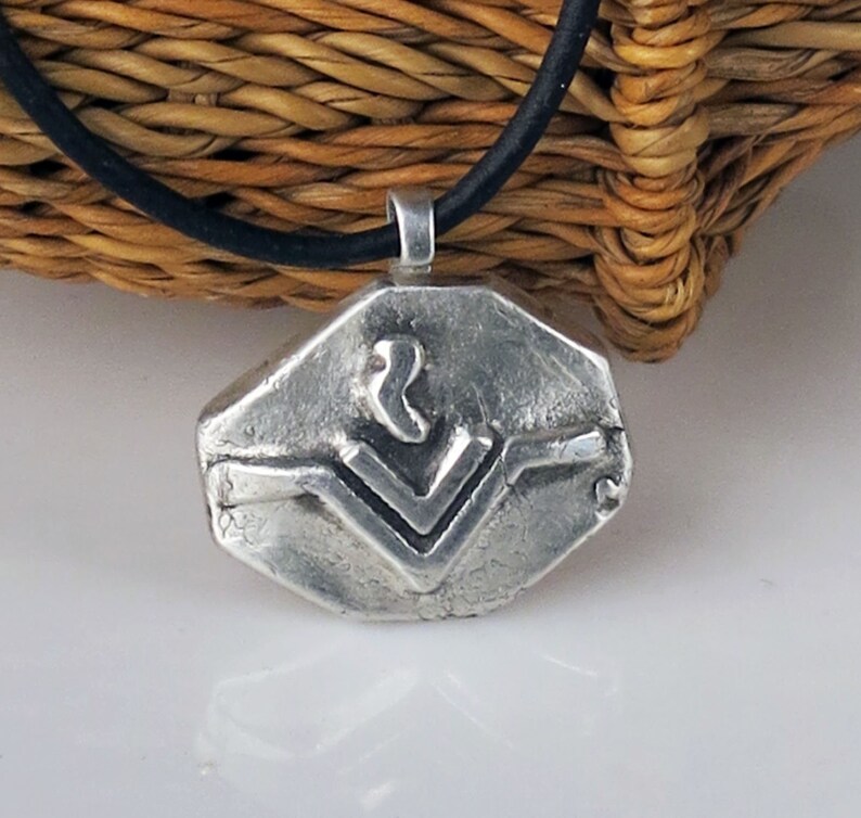 Alchemy Symbol Fine Silver Pendant Handmade Alchemy Symbolic - Etsy