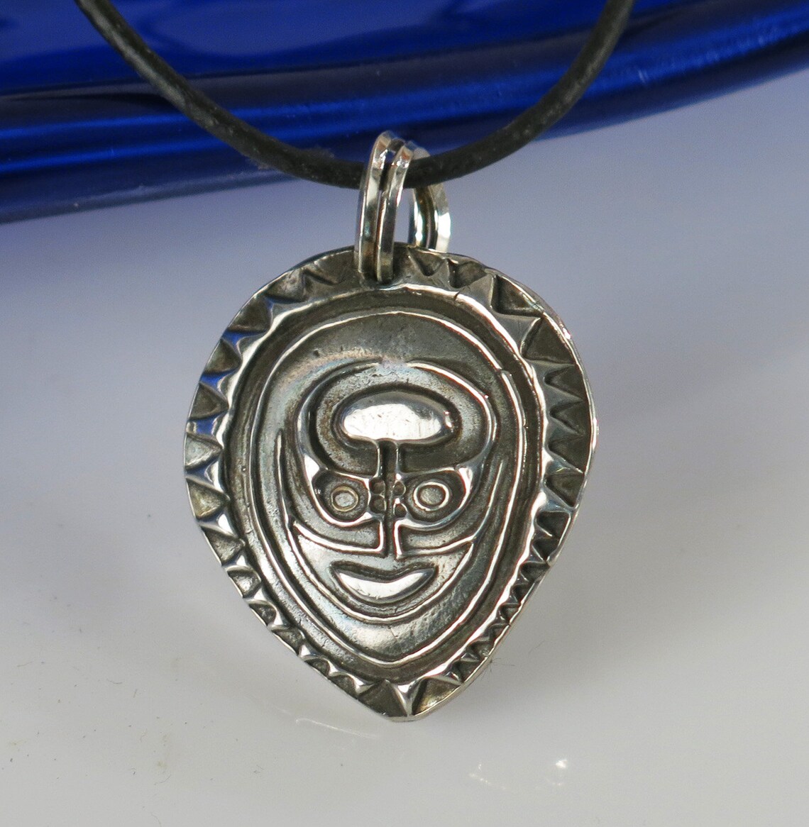 Maori Shaman Ancestral Tribal Spirit Shield Fine Silver Pendant Maori ...