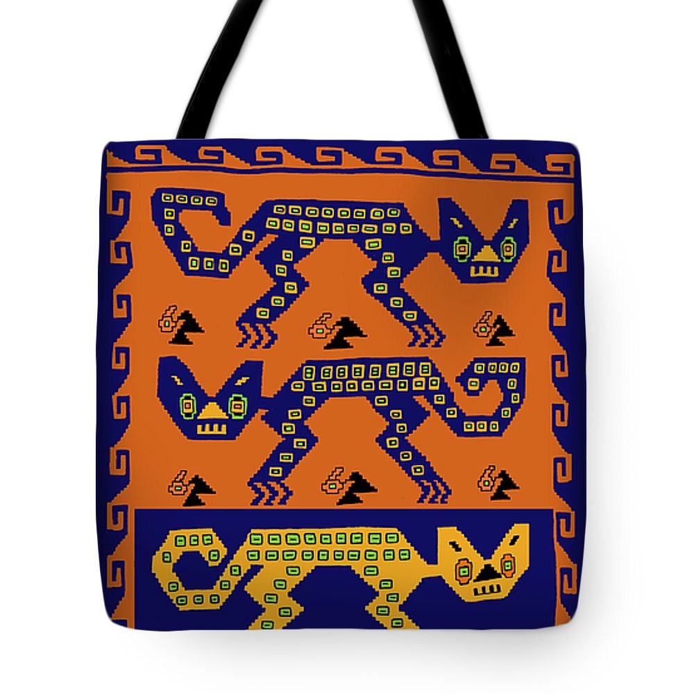Kuna Indian Girl Mola Design Tote Bag Gift - San Blas Indian Design ...