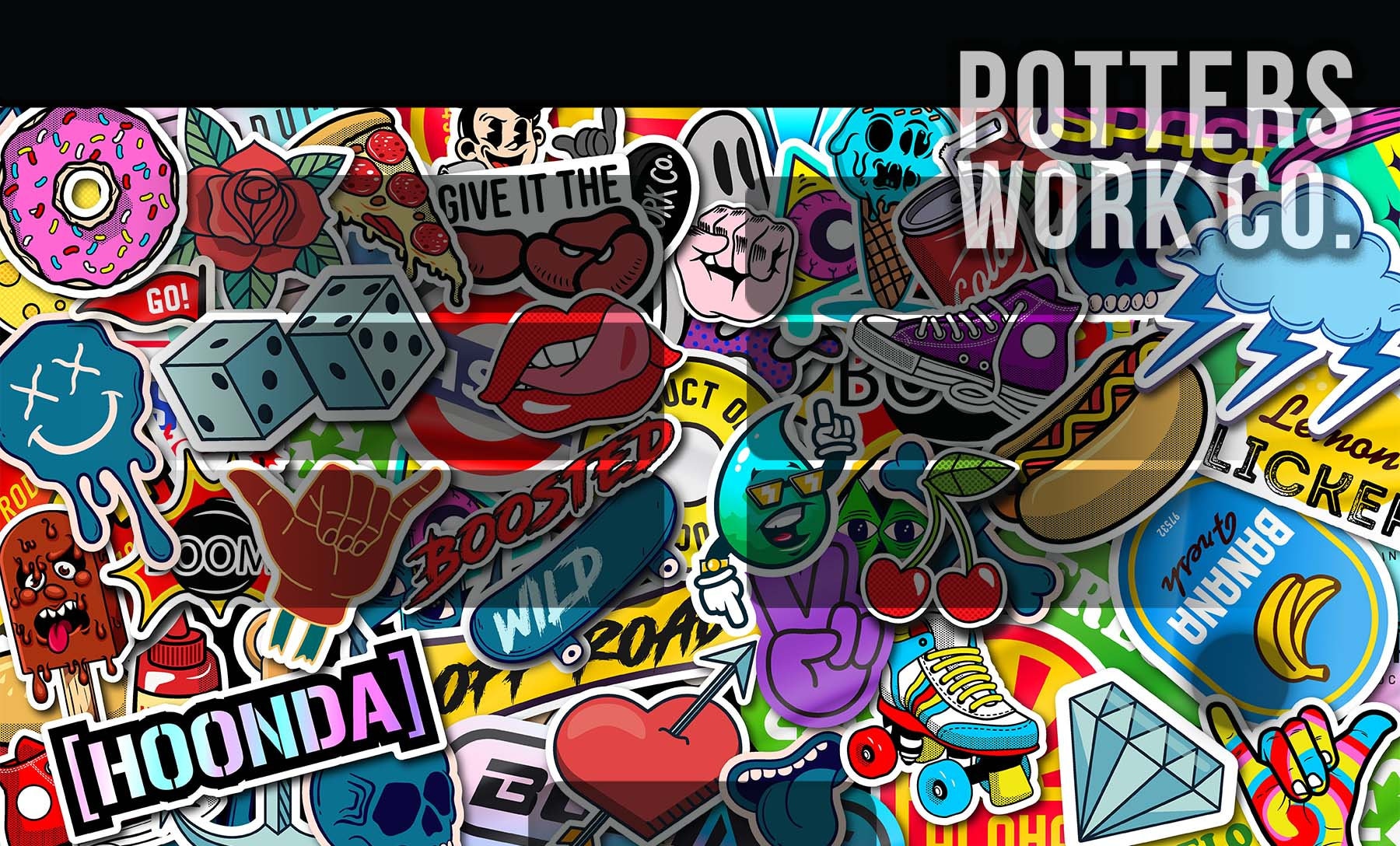 Honda Sticker Bomb Wallpaper