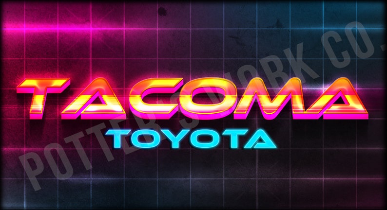 TACOMA 80s Startup and Radio off Screens (multiple Designs) V2 - Etsy