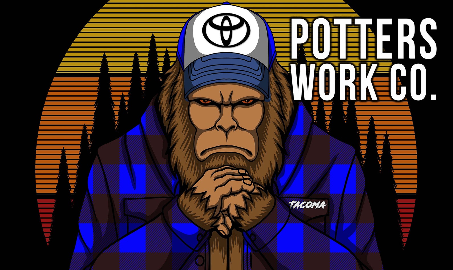 TACOMA Mad Sasquatch Startup and Radio off Screens (multiple Designs ...