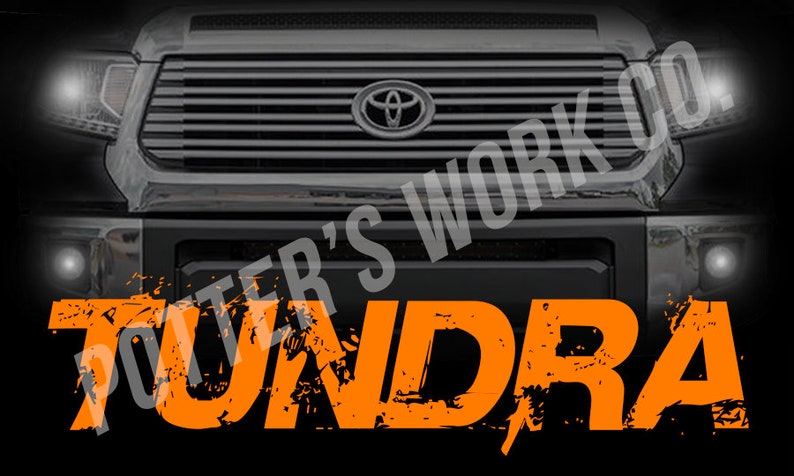 TUNDRA Custom Startup and Radio off Screens (multiple Colors) - Etsy