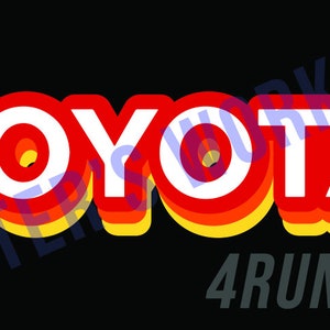 4RUNNER Retro Startup Screens - Etsy