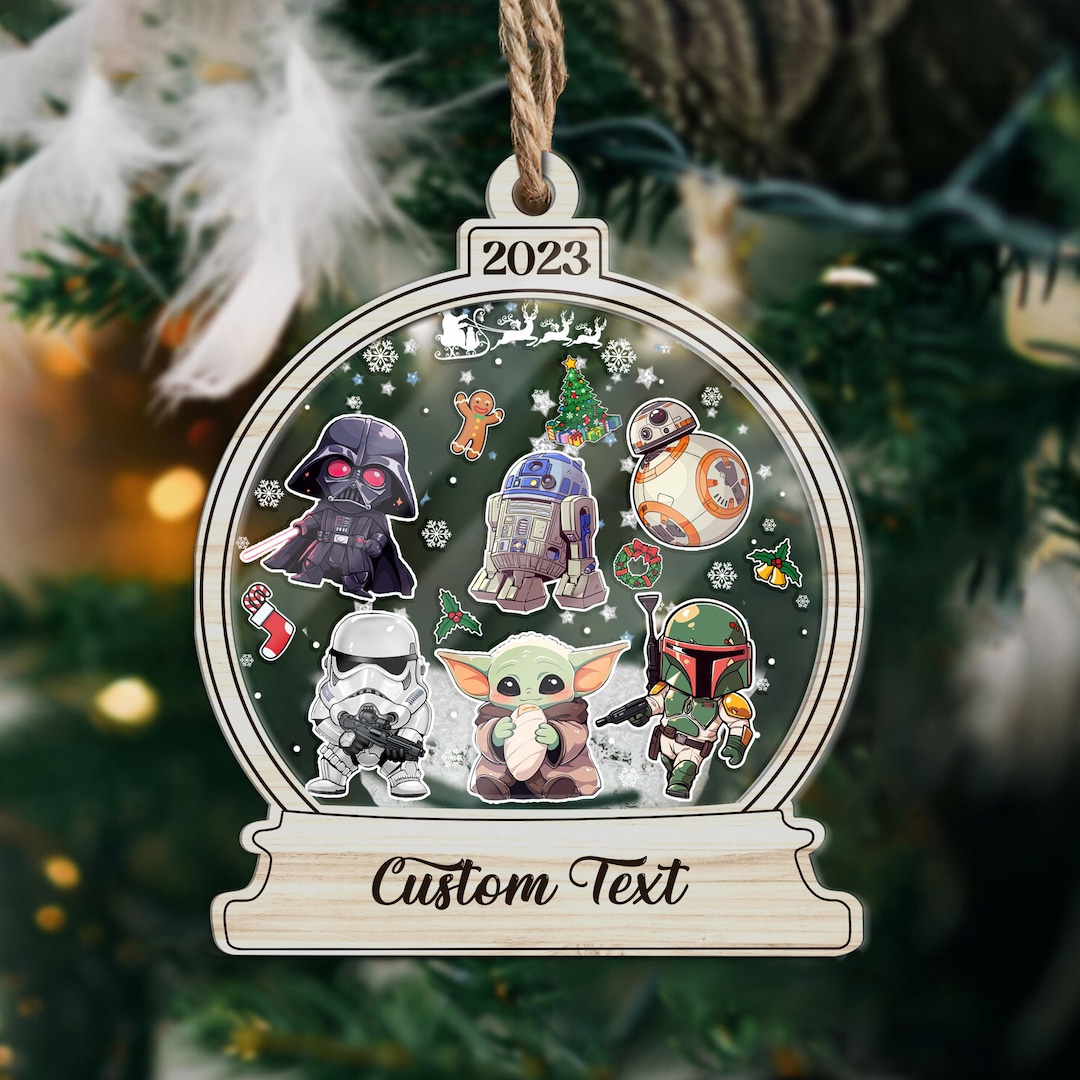 Personalized Christmas Ornament Star Wars Christmas Ornament - Etsy