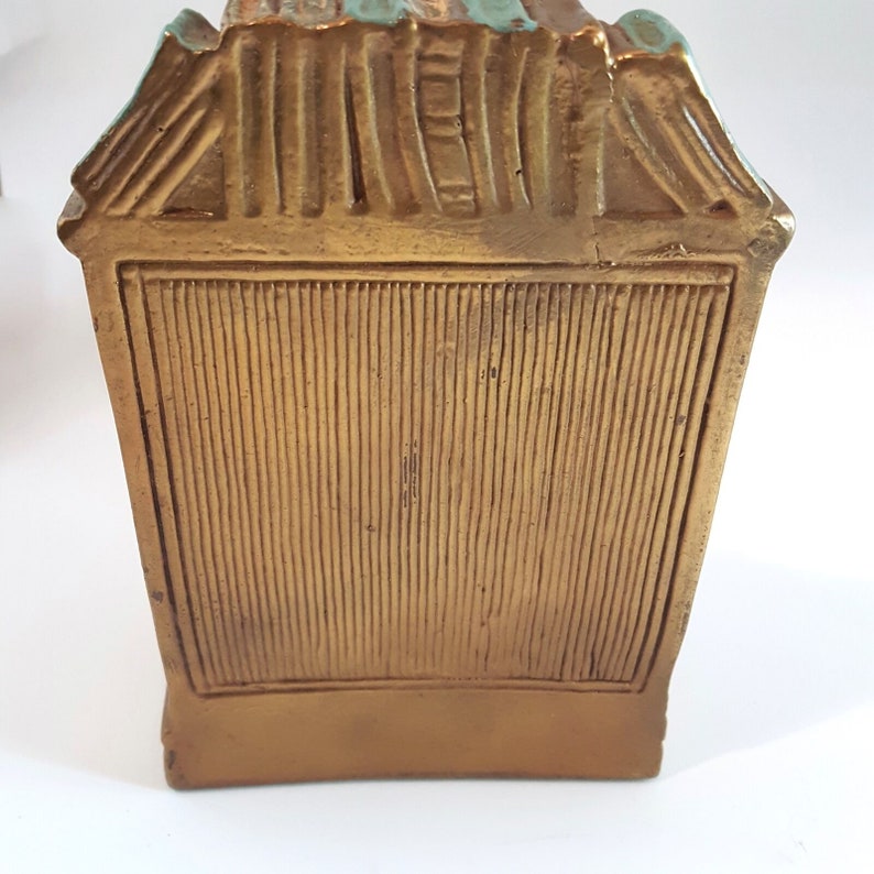 Bookends Antique Armor Bronze Company Man Monk Reading Library 1930s ...