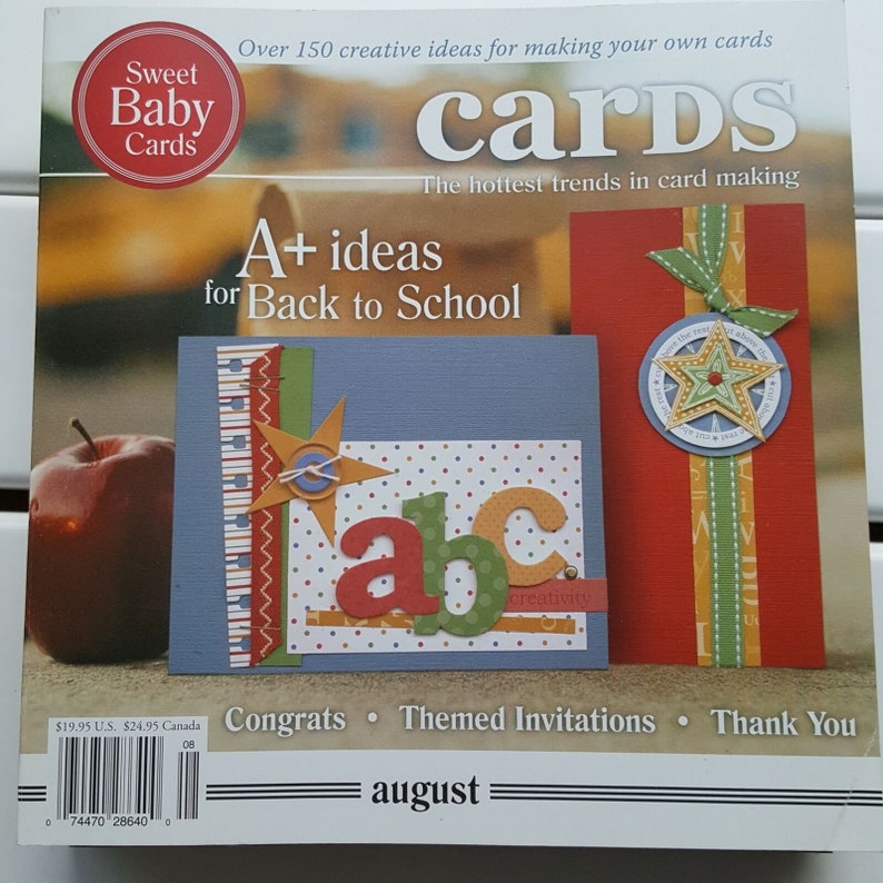 Cards the Hottest Trends in Card Making Book Magazine August - Etsy