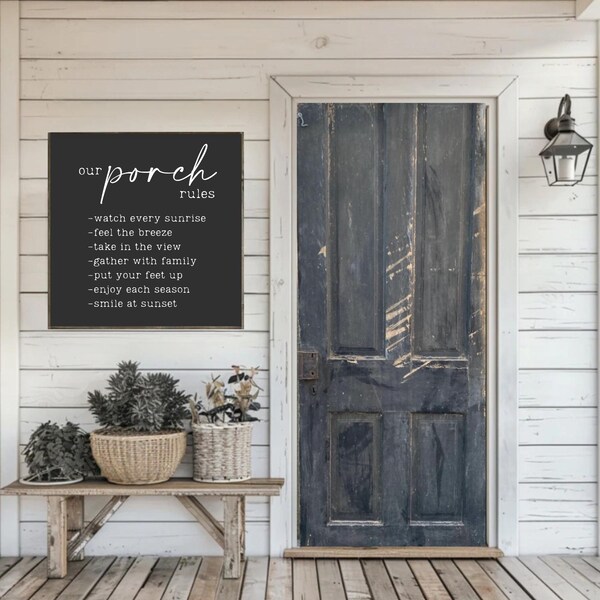 Porch Rules - Etsy