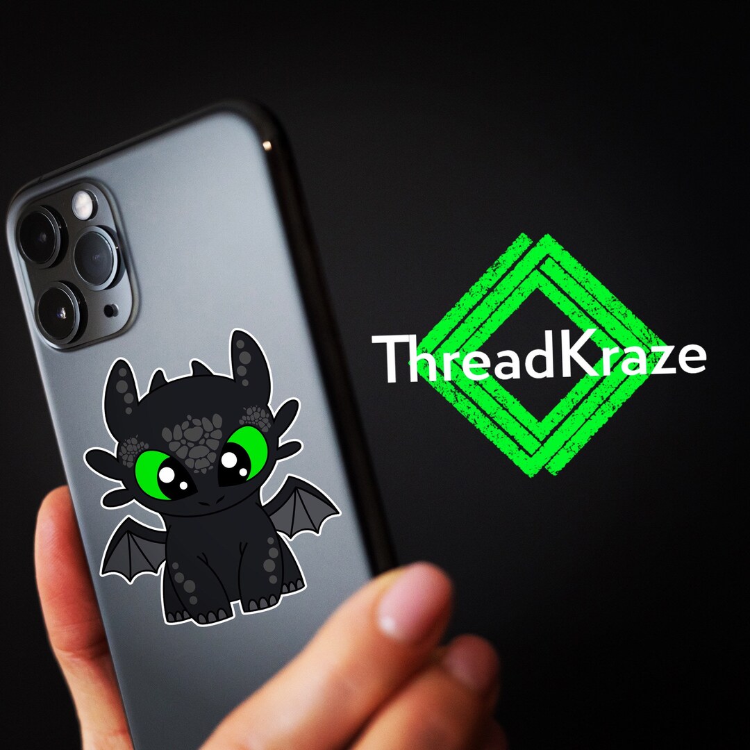 Toothless Vinyl Sticker|decal|laptop|journal Stationary|bicycle ...