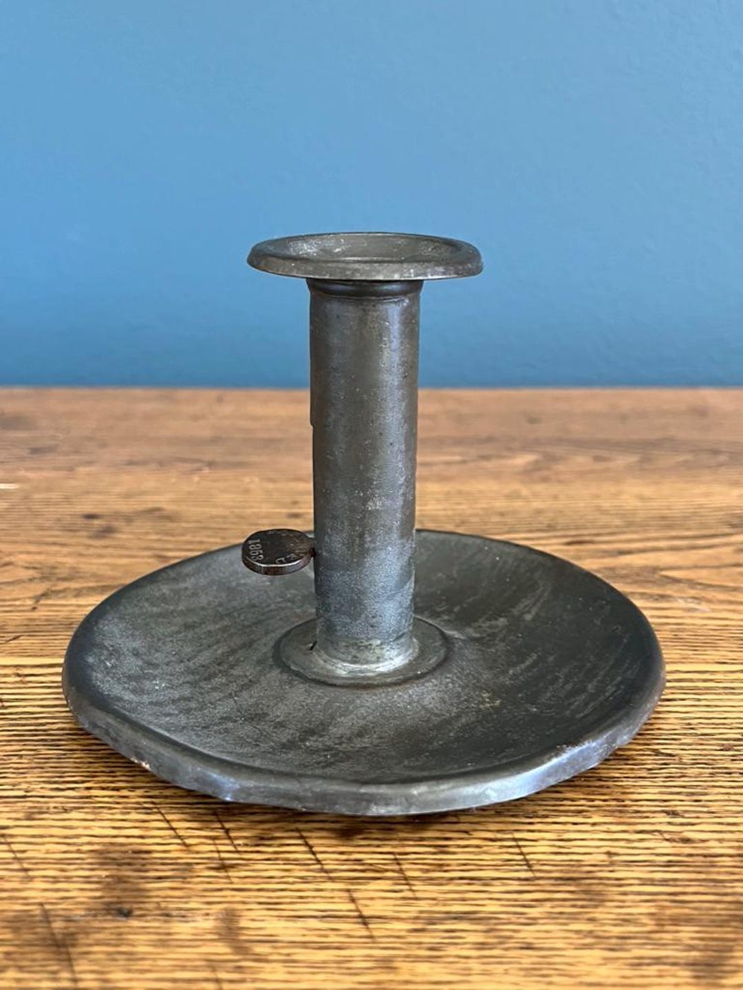 RARE Hog Scraper Candle Holder Stamped PATENTED 1853! - Etsy