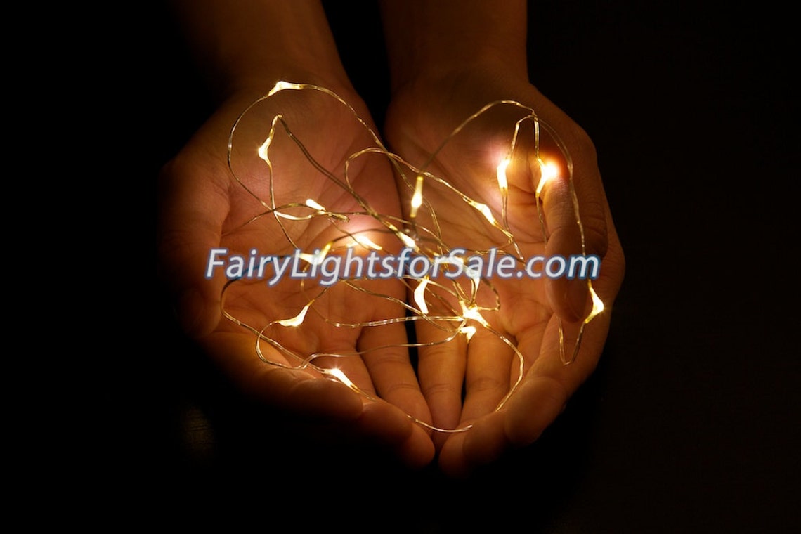 2m/6.6ft 1 Set Warm White 20 LED Fairy Lights String Strand Cr2032 ...