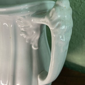 Antique Staffordshire White Ironstone Tall Pitcher, Furnival, Grand ...