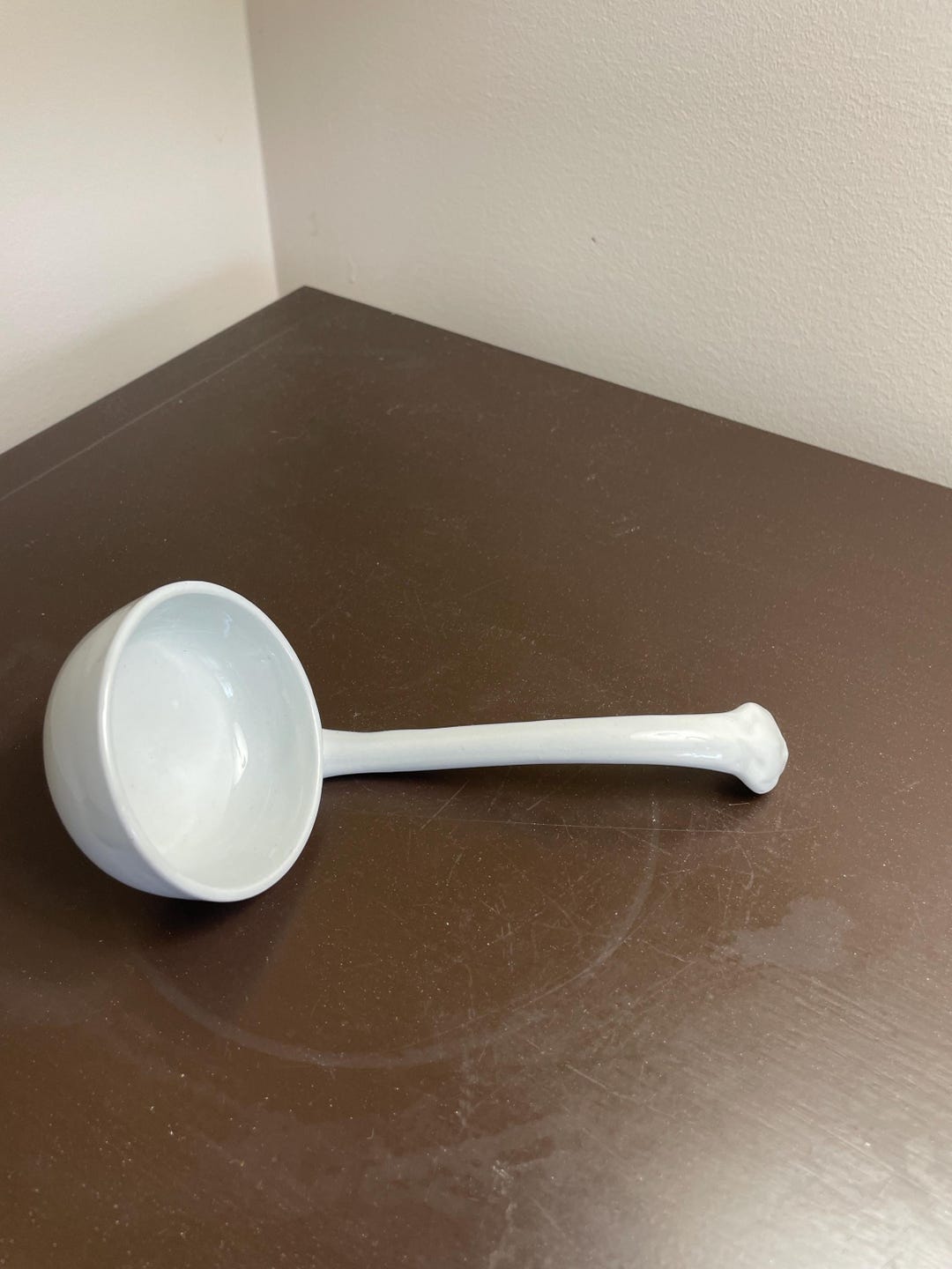 Antique White Ironstone Sauce Ladle, Capacious - Etsy