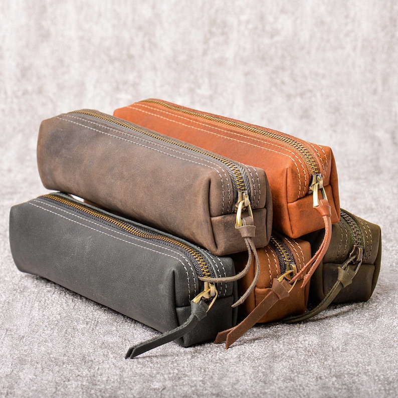 Personalized Pencil Case Leather Custom Leather Pencil - Etsy