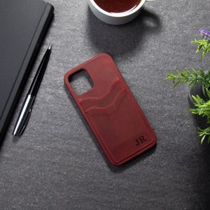 IPhone 12 Pro Leather Wallet Case, iPhone 11, iPhone 8 Plus, Genuine ...