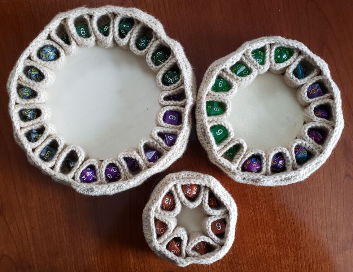 Gaming Dice Holder Crochet Pattern PDF | Etsy