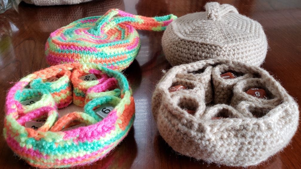 Gaming Dice Holder Crochet Pattern PDF | Etsy