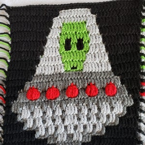 Alien Mosaic Crochet Pattern (PDF) - Etsy
