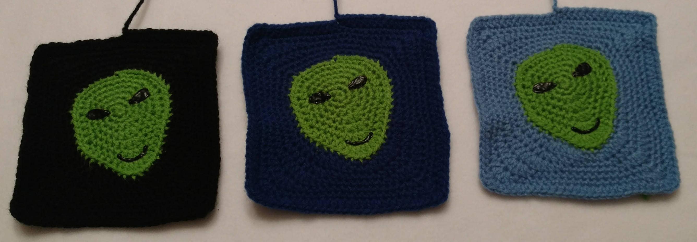 Crochet Alien Granny Square Pattern PDF - Etsy Hong Kong