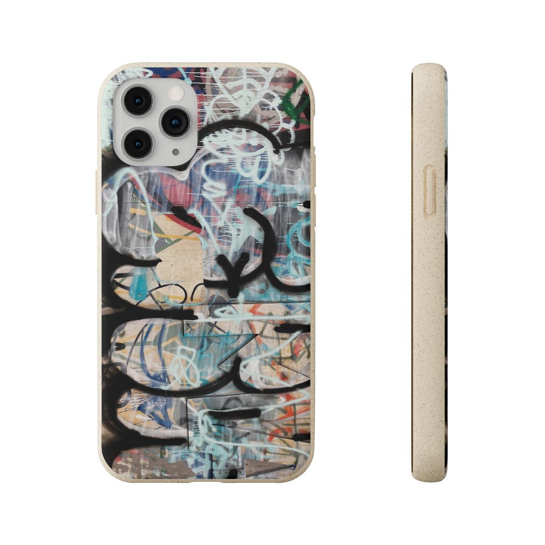 Graffiti Phone Case, Eco-friendly Phone Cover, Biodegradable Case for ...