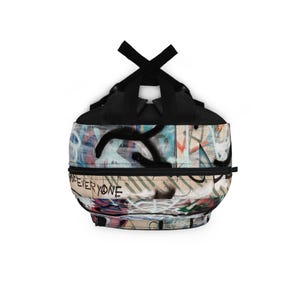 Graffiti Backpack, Unique Street Art Bag, Urban Style School Knapsack ...