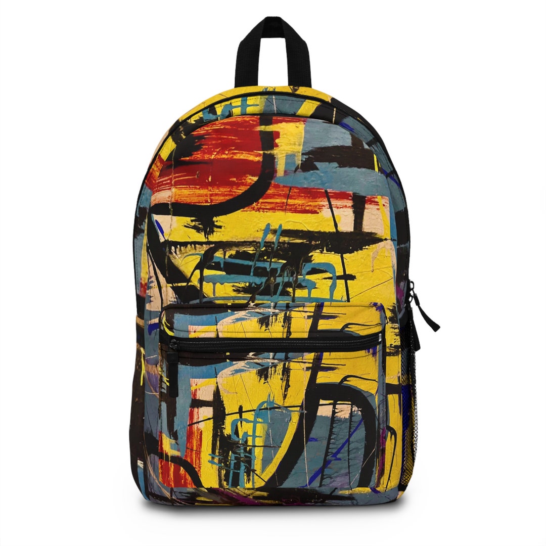 Graffiti Paint Splash Backpack - Etsy