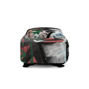 Graffiti Backpack, School Bag, Custom Street Art Rucksack, Unique ...