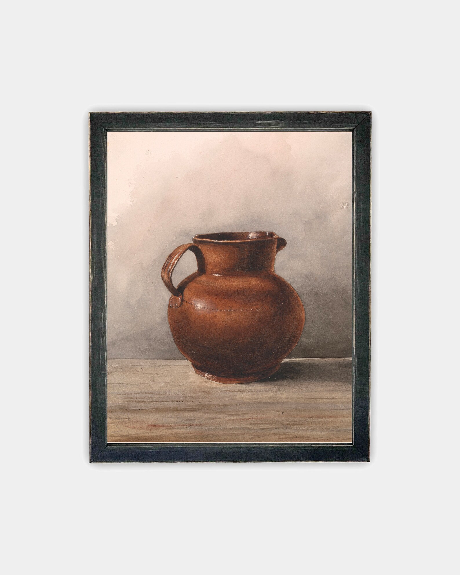 Printable Vintage Jug Painting | Antique Oil Painting | | Vintage ...