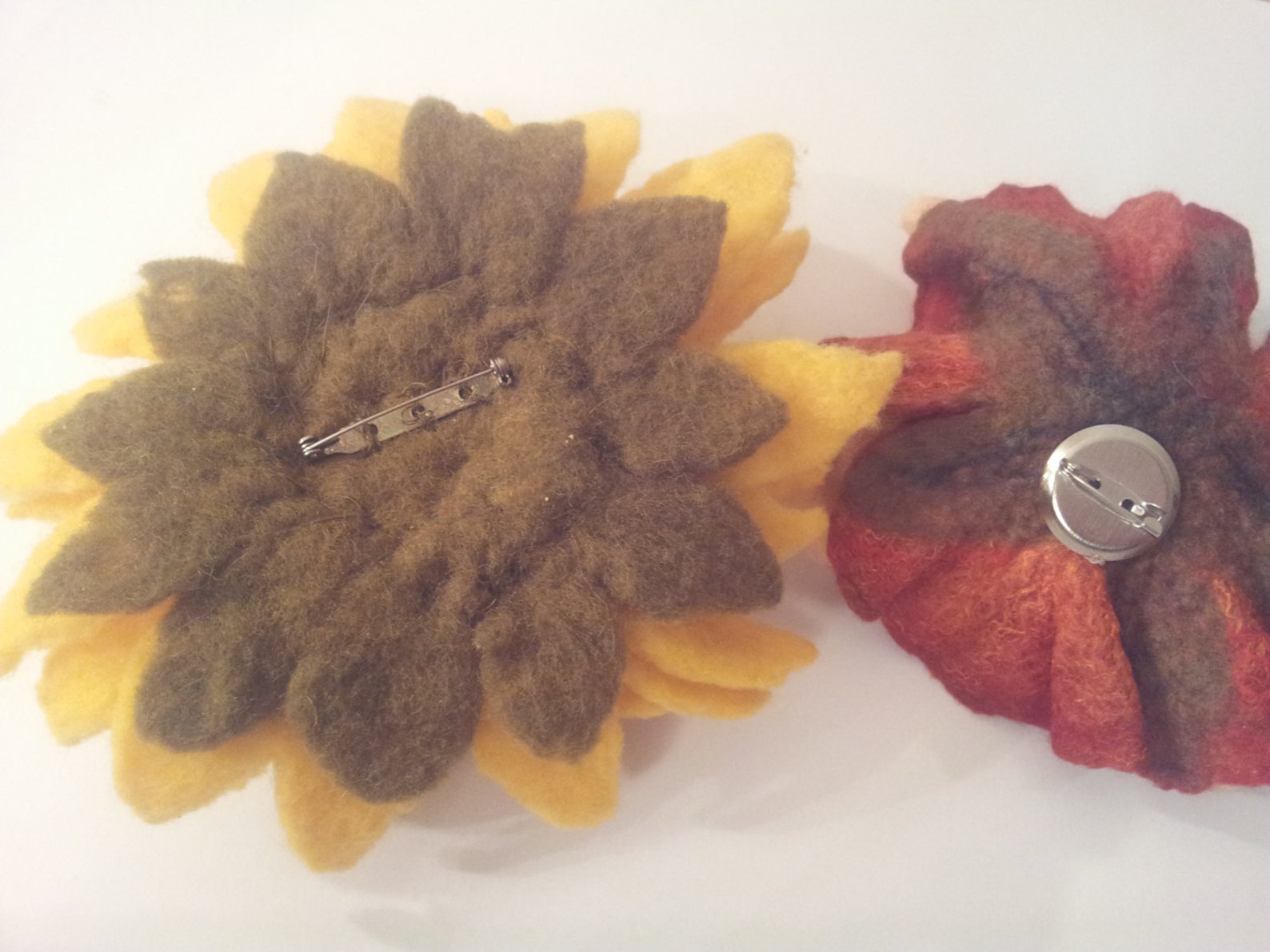 Felted Flower, Hand Felted Brooch, Wool Jewelry Felted Brooch - Etsy