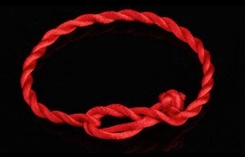 Men Woman Red Thread String of Faith Protection Love Lucky - Etsy