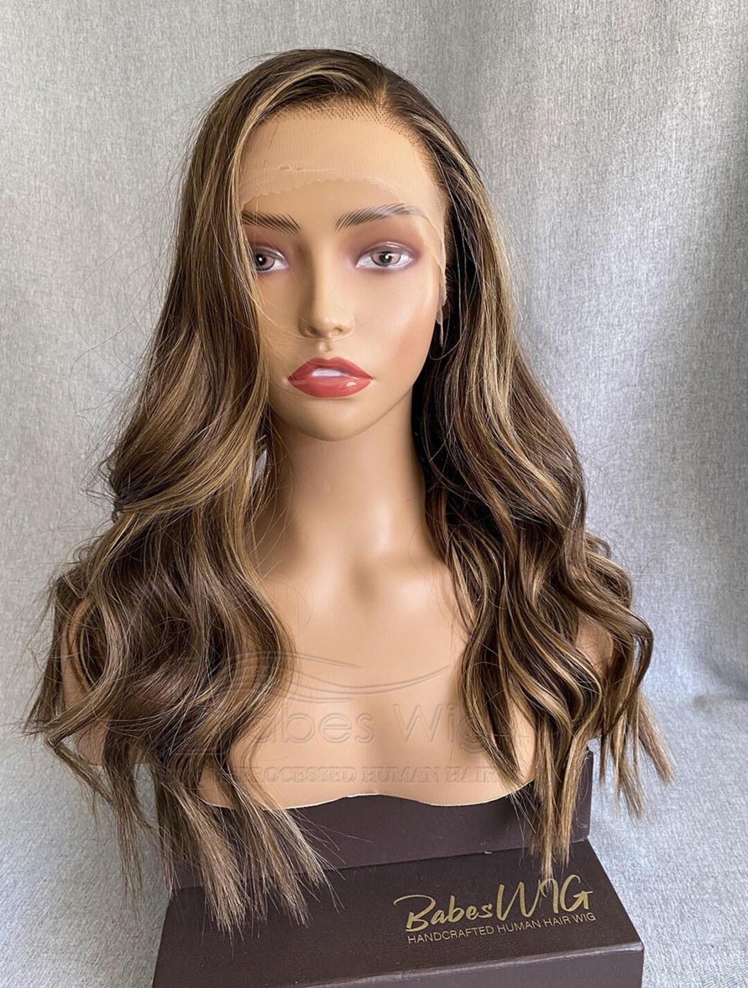 Luxury Wig Best Quality Human Hair Wigs With Balayage Wavy Lace Front Human Hair Wigs For Women
