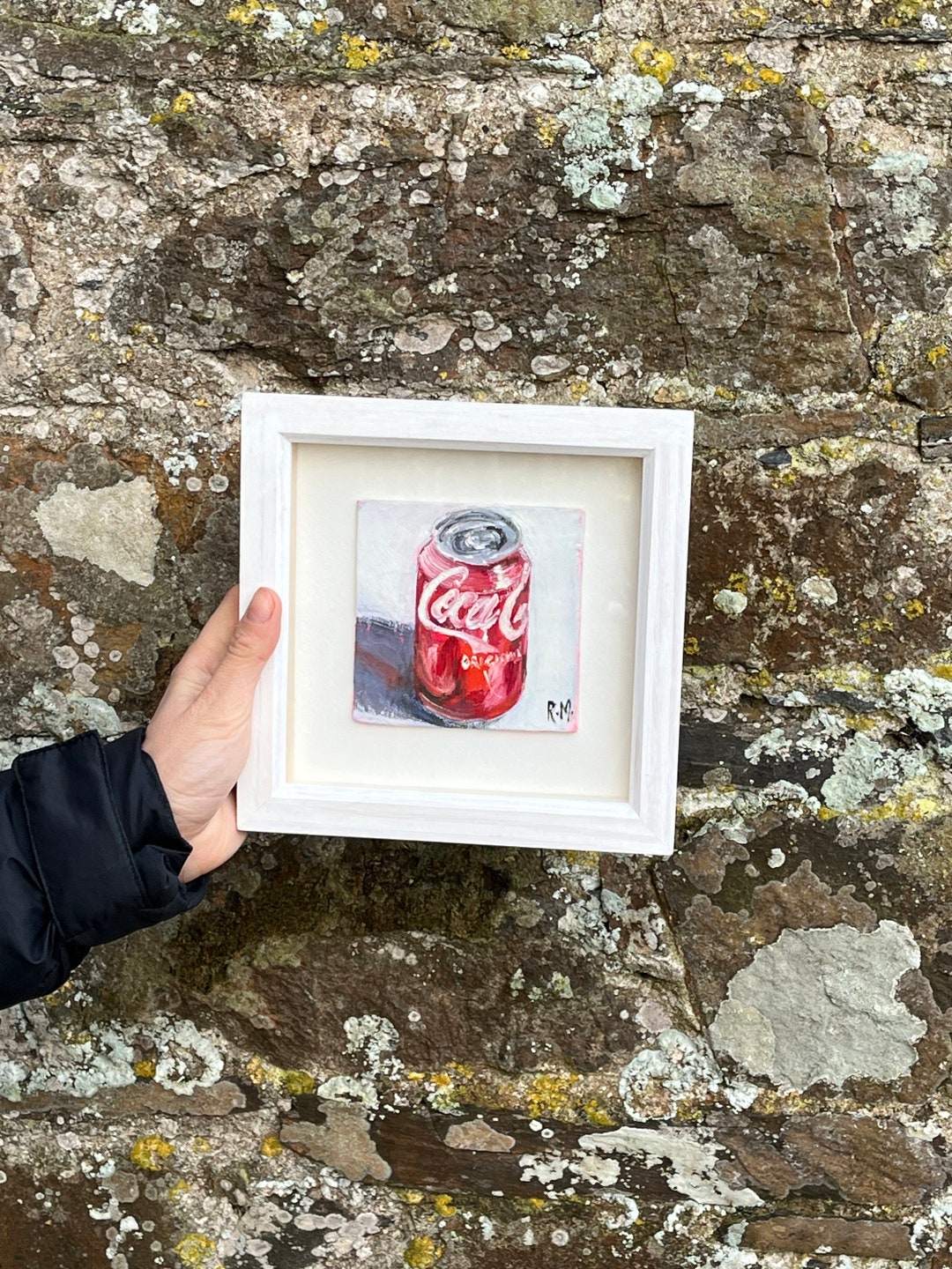 Original Framed Coca Cola Oil Painting - Etsy