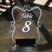 Table Number -- Illuminated - Engraved Acrylic - Etsy
