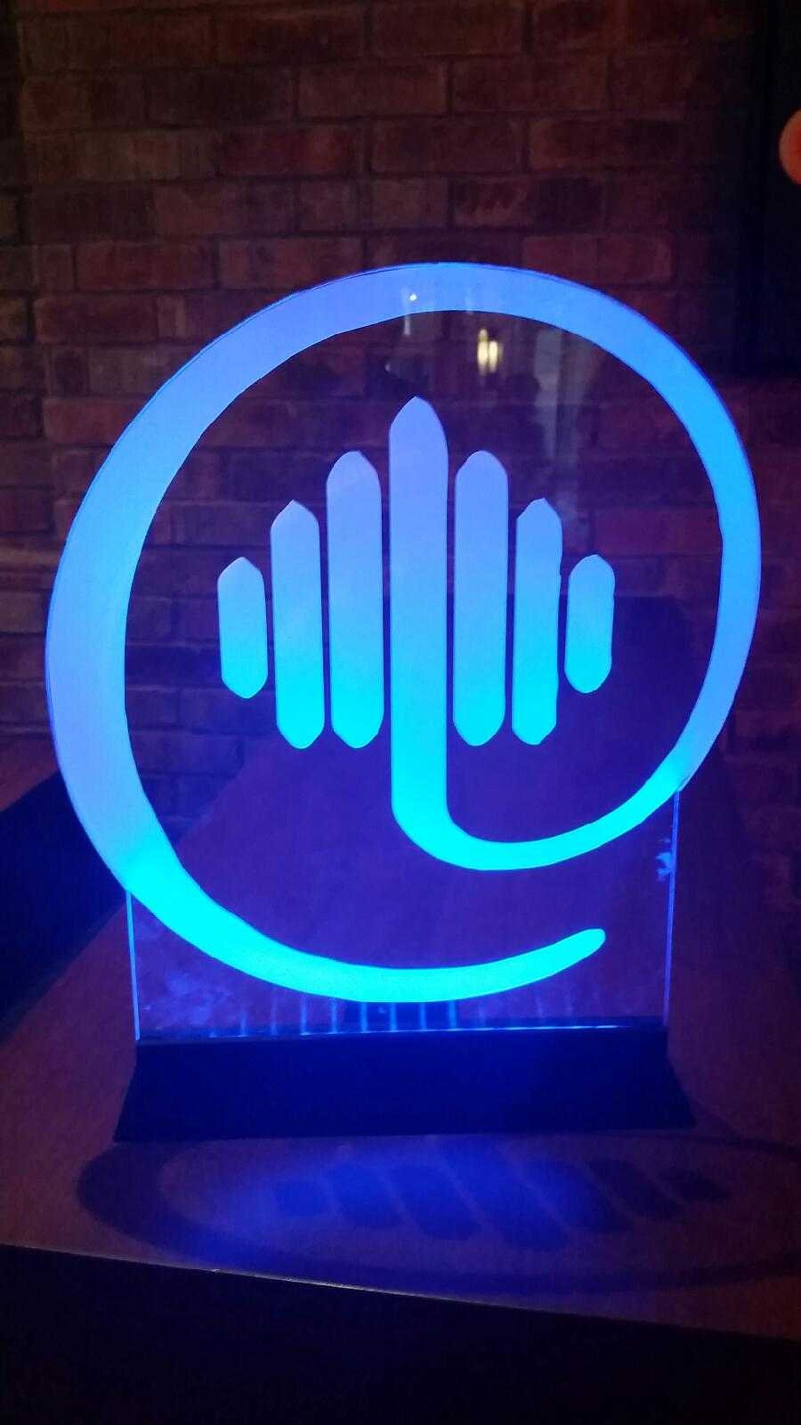 CORPORATE LOGO Illuminated Centerpiece Corporate Branding - Etsy