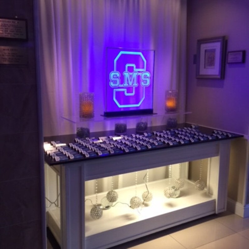 LARGE Glowing Centerpiece Bar Mitzvah Corporate Special - Etsy
