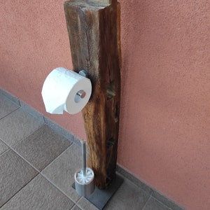 Toilet Set Made of Reclaimed Wood Rustic - Etsy